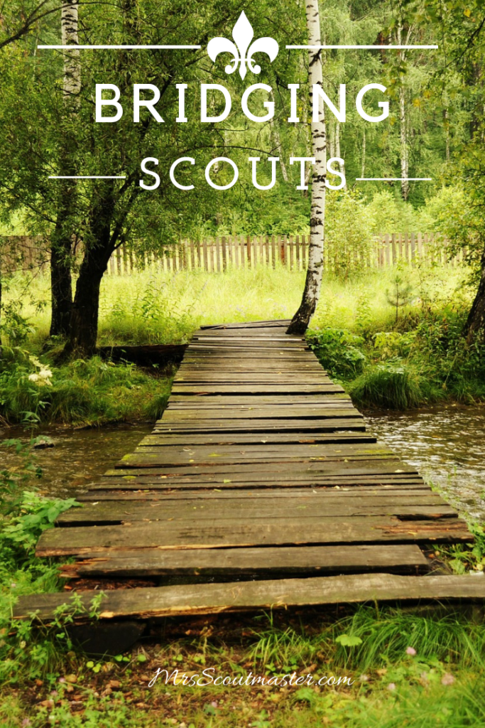Webelo crossover ceremony | Mrs. Scoutmaster
